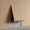 Peel and Stick PVC Slat Wall Panel 236"x15.75" Self-Adhesive Thick Faux ...