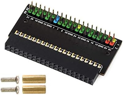 IBest for Raspberry Pi 400 GPIO Header Adapter 40 PIN Color-Coded Header Expansion Board,Easy ...