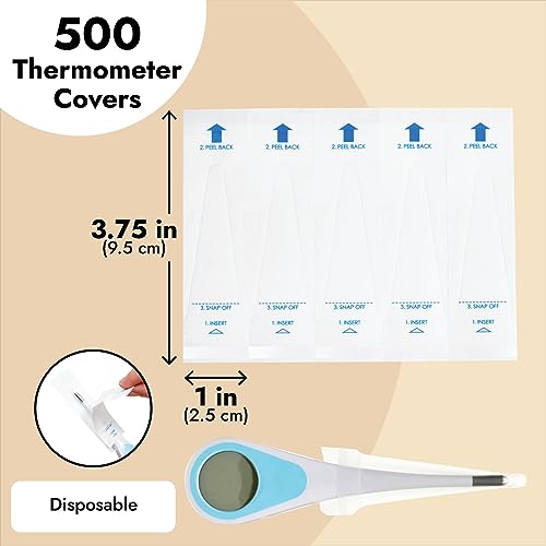 Snapklik.com : Juvale 500-Pack Disposable Digital Thermometer Probe ...