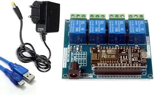 Easy Electronics Node MCU Based 4-Channel Relay Board Micro Controller ...