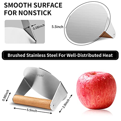 Snapklik.com : ALLTOP Smash Burger Press,Stainless Steel Non-Stick ...
