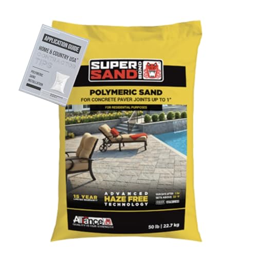 Gator Polymeric Super Sand Bond. for Paver Joints up to 1 Inch (Beige ...
