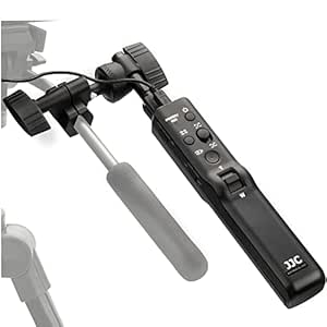 Upgrade Camcorder Lanc Zoom Controller Removable Tripod Remote Control With 2 Connect Cables for ...