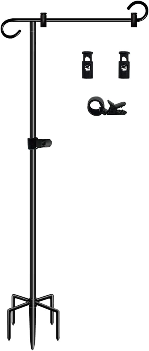 Amazon.com : Ardier 50-inch Outdoor Garden Flag Stand, Extra Tall Yard ...