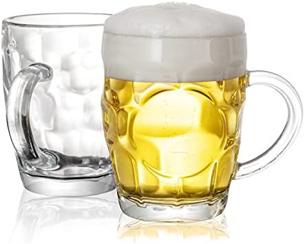 bar@drinkstuff The Great British Pint Dimple Mug - Set of 4 - Gift ...