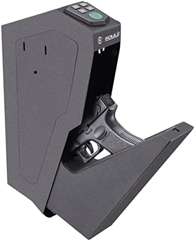 Amazon.com: GOJOOASIS Gun Safe Quick Access Under Desk Pistol Security ...