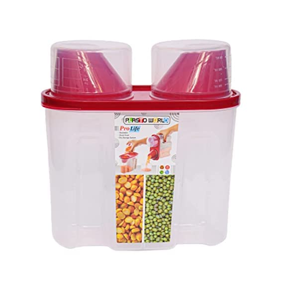 MLT- plastic storage container Transparent Food Storage Dispenser ...