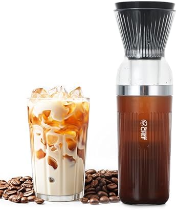 Amazon.com: Commercial Chef Quick Cold Brew Coffee Maker, Battery ...
