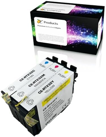 Amazon.com: OCProducts Remanufactured Ink Cartridge Replacement 3 Pack ...