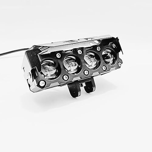 Future 4 Lens Fog Light with Spot Laser Beam High Low Beam For Bike/Car ...