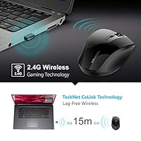 Amazon.in: Buy (Renewed) Tecknet M002 Nano Cordless Optical Mouse ...