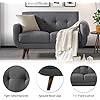 Amazon.com: Husbedom 51 Inches Loveseat Sofa, Mid-Century Modern Mini ...