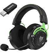 NUBWO Wireless Gaming Headset,2.4GHz & Bluetooth 5.3 Technology with ...
