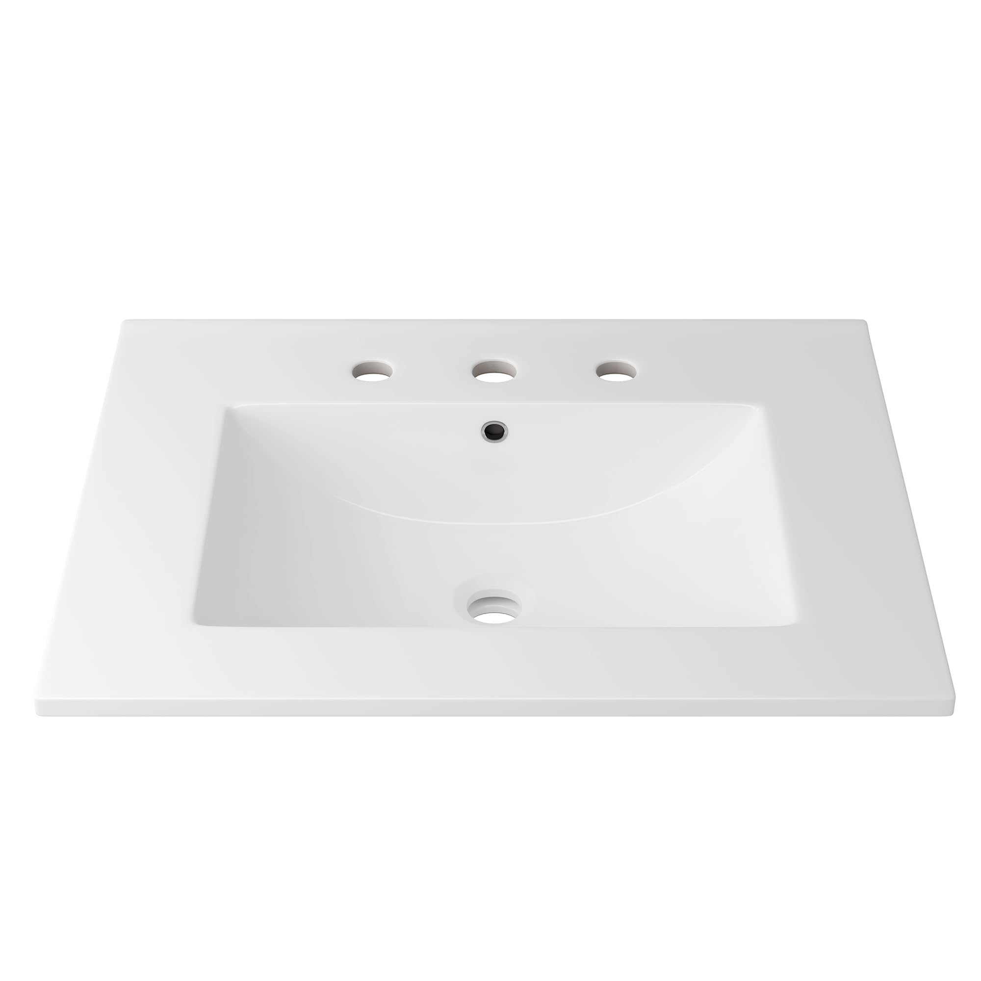Eridanus 24"x18¼" Bathroom Sink with Three Holes (8" Centerset ...