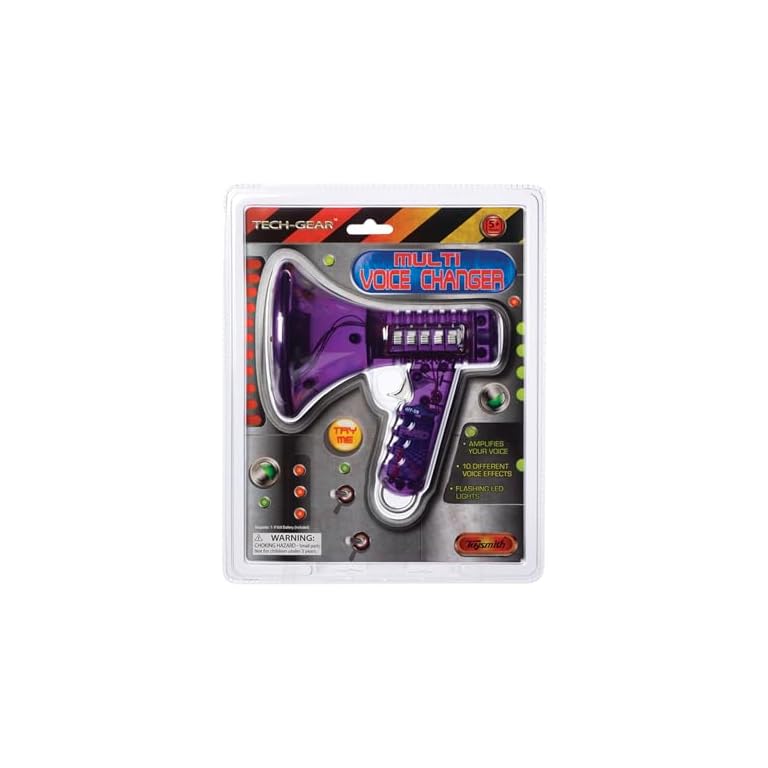 Toysmith Tech Gear Multi Voice Changer â Amplifies Voice with 8 Fun ...