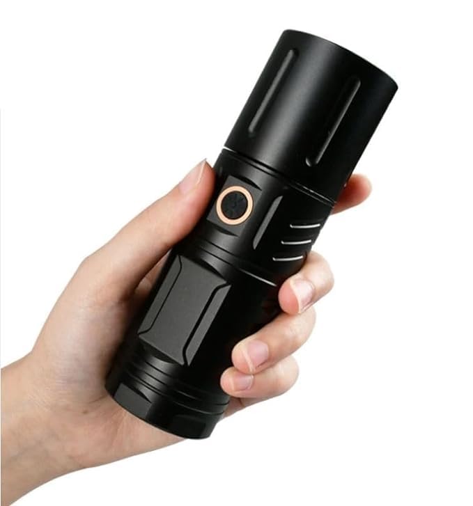 Luteti Super Bright Flashlights Rechargeable, Powerful High Lumens ...