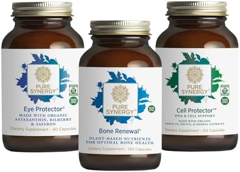 Amazon.com: PURE SYNERGY Vibrant Aging Bundle | for Bone Health with ...