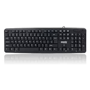 Amazon.in: Buy GEONIX Wired Computer Keyboard – Basic Black Keyboard ...