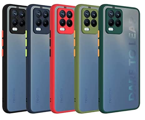 REALME 8 / REALME 8 PRO Back Case Cover | Translucent Smoked Matte Back ...
