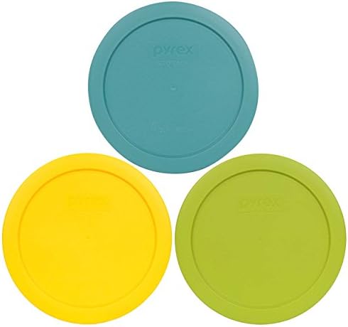 Amazon.com: Pyrex 7201-PC Round 4 Cup (4) Butter Yellow, (4) Pumpkin ...