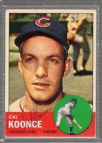 Authenticated Signed Cal Koonce 1963 Topps VG/EX No Creases Vintage ...