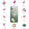 Amazon.com: 100 Pack Flamingo Stickers, Summer Luau Tropical Hawaiian ...