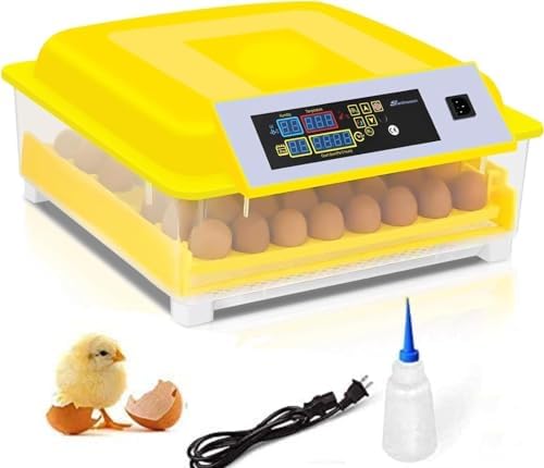 Amazon.com : 35-65 Incubators for Hatching Eggs with Automatic Egg Turner, ℉ Temperature Control ...