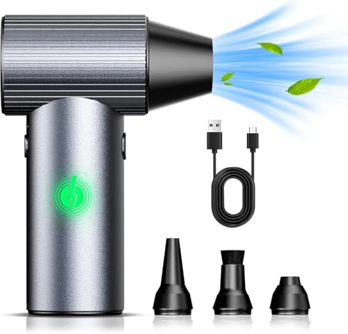 Solareye Compressed Air Duster PC Cleaner, 180000RPM Air Blower for PC ...