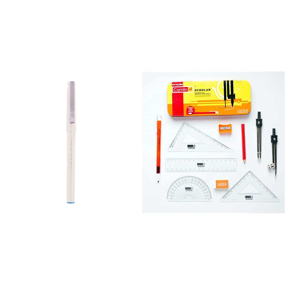 Buy Pilot Hi-Techpoint 05 Super Value Pen - Pack Of 3, Blue & Camlin ...