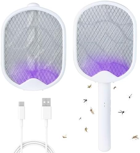 Oziral Electric Fly Swatter Fly Killer Bug Zapper Mosquito and Flies ...