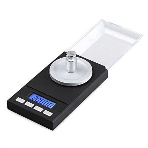 Professional mini Digital Scale 50g x 0.001g mg Milligram Pocket Scales ...