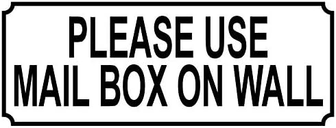 PLEASE LEAVE PARCELS IN HERE aluminium SIGN NOTICE PLAQUE size 15cm x ...