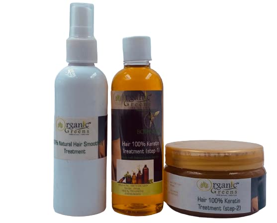 Organic Greens Keratin Hair Kit | 300g : Amazon.in: Beauty