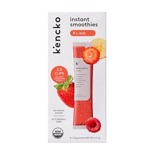 Amazon.com: kencko Reds Smoothie Mix Packets - 8 Instant Breakfast ...