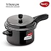 Buy Pigeon Titanium Hard Anodized Pressure Cooker - 5 litres - Black ...