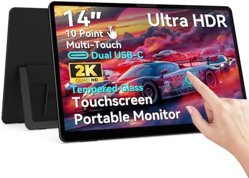 Amazon.com: espresso Displays 15 inch Touch Portable Monitor with ...