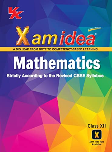 Buy Xam idea Mathematics Book Class 12 | CBSE Board | Chapterwise ...