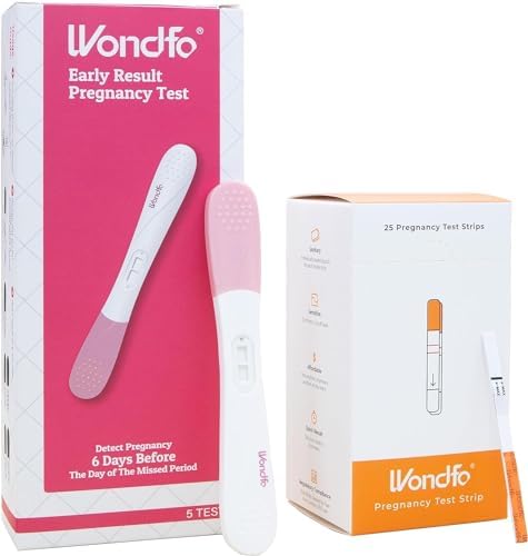 Amazon.com: Wondfo Early Result Pregnancy Test Combo - Double Confirm ...