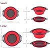 Amazon.com: Collapsible Colander, Set of 2 Pcs Collapsible Strainer ...