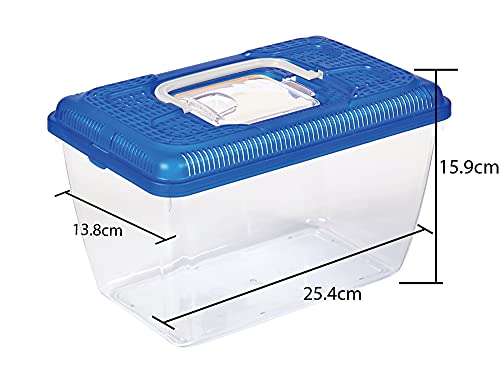 Penn-Plax Small World Habitat – Portable Clear and Transparent Plastic ...