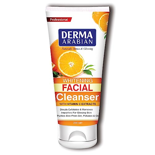 Derma Arabian Facial Cleanser Reveal Radiant Skin with Vitamin C 200ml ...
