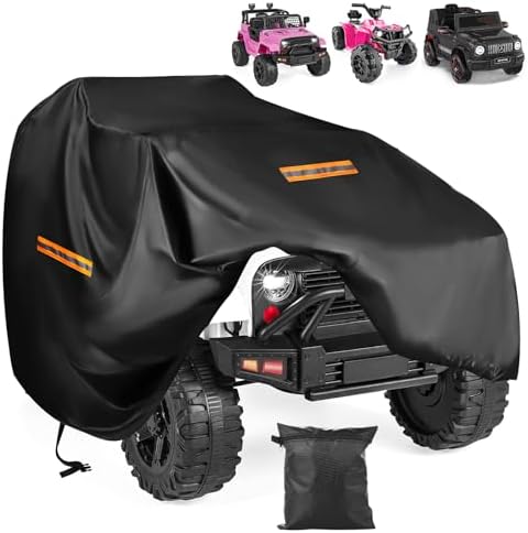 Large Car Toy Cover,Heavy Duty 420D Oxford Fabric Kids Ride-On Toy Car ...