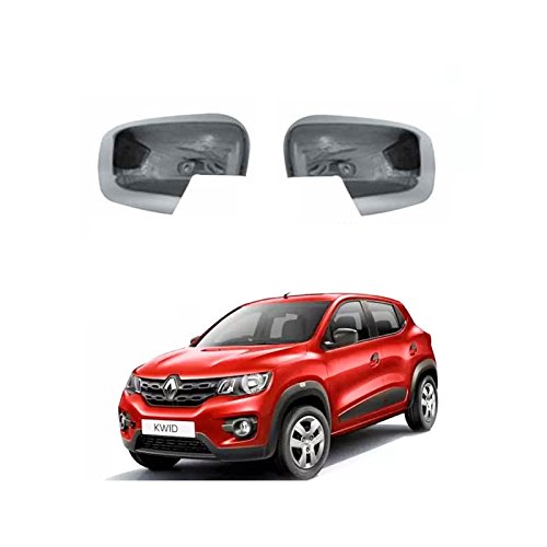 Carsaaz Car Side Mirror Cover Chrome For Renault Kwid : Amazon.in: Car ...