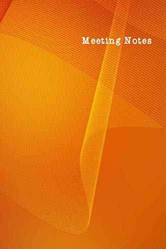Amazon.com: Meeting Notes: Business Organizer Notebook for Meetings ...