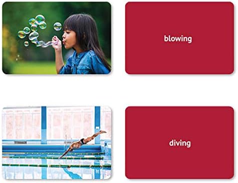 Picture My Picture Verbs Flash Cards Volume 2 | 40 Action Language ...