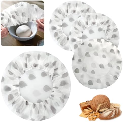 100pcs Plastic Bowl Covers, Cling Film Bags Elastic Reusable Bowl ...