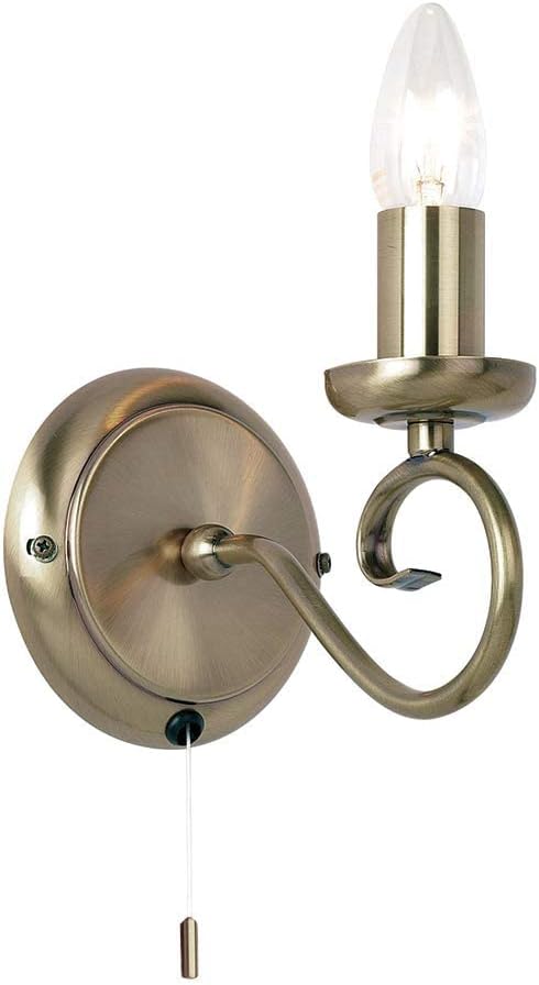 Retro/Industrial Design Antique Brass Single 1 Way Wall Spot Light with ...