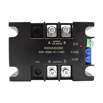 Amazon.com: 220V Single-Phase Intelligent Motor Soft Starter Soft Start ...