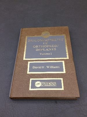 Biocompatibility of Orthopedic Implants Vol 1: Amazon.co.uk: Williams ...