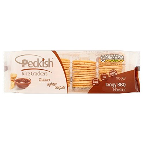 Amazon.com: Peckish Tangy BBQ Rice Crackers Tray - 5 x 20g : Grocery ...